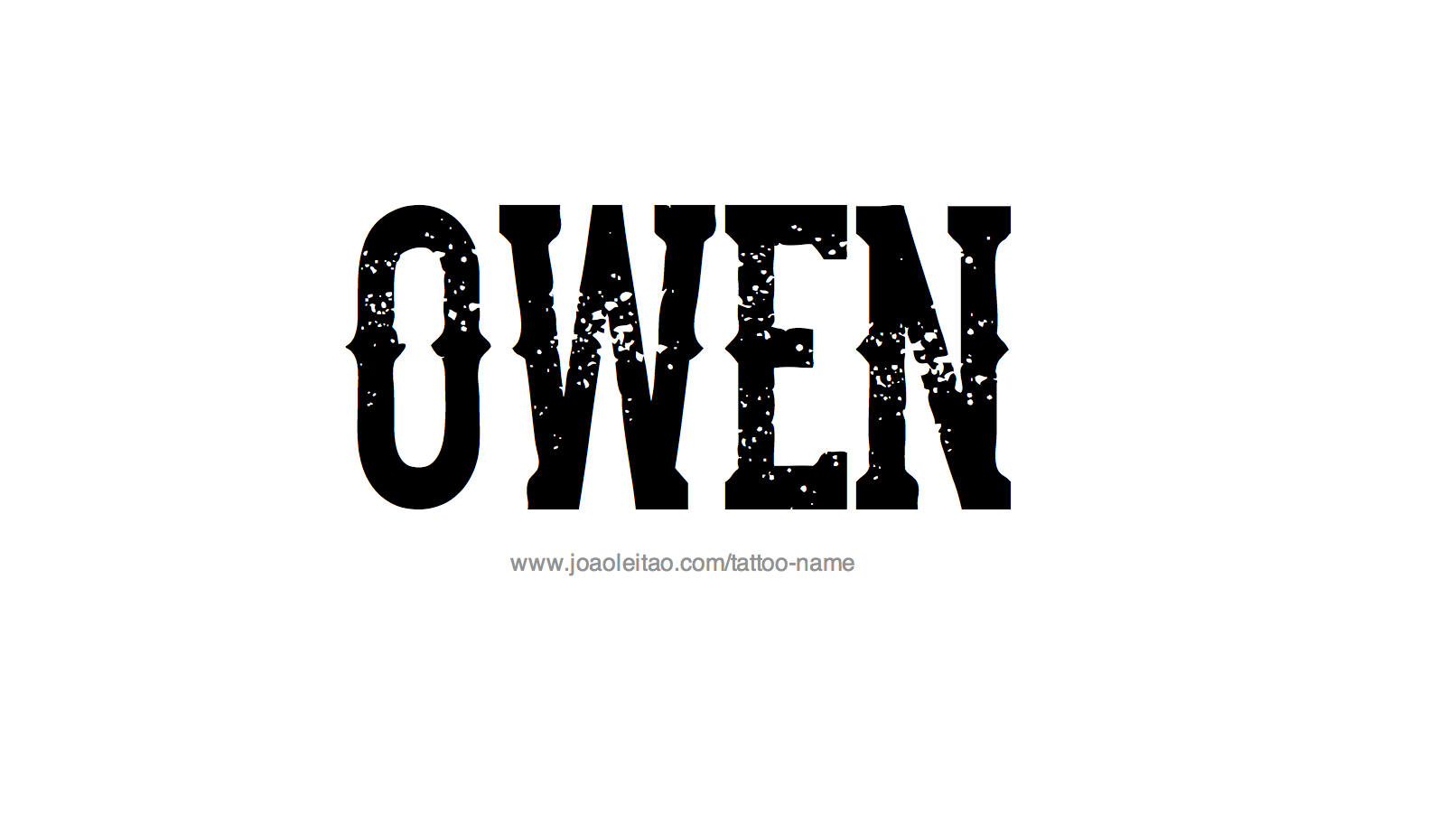 Owen Name Tattoo Designs