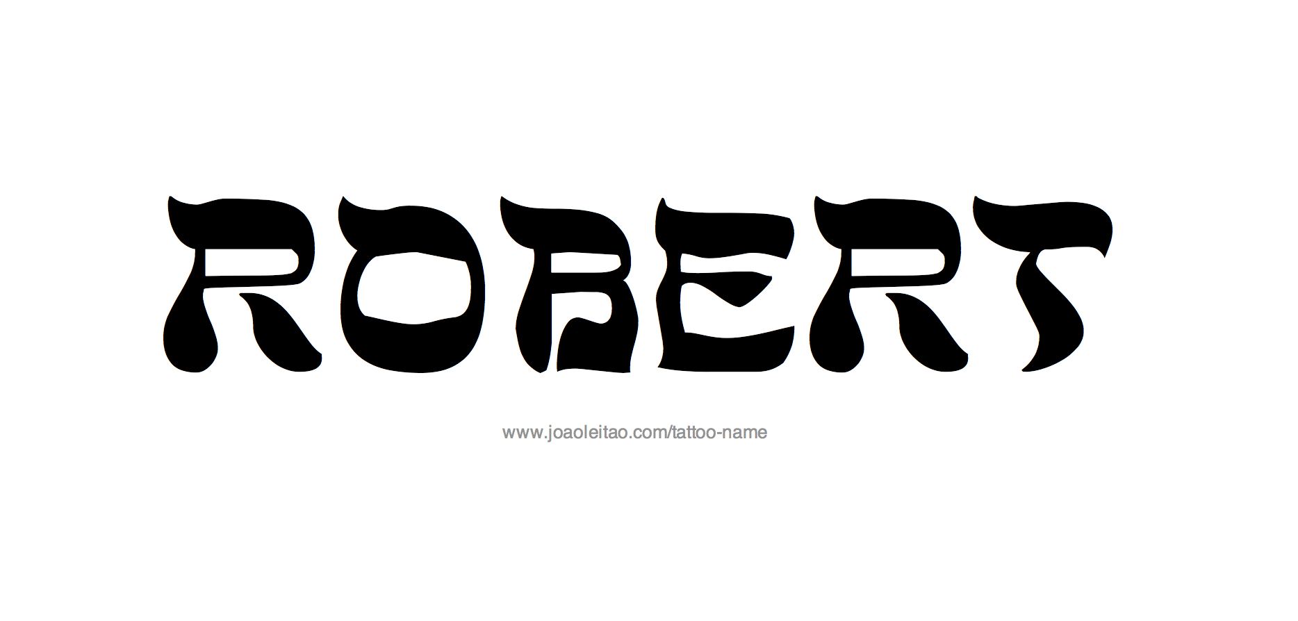 Robert Name Tattoo Designs