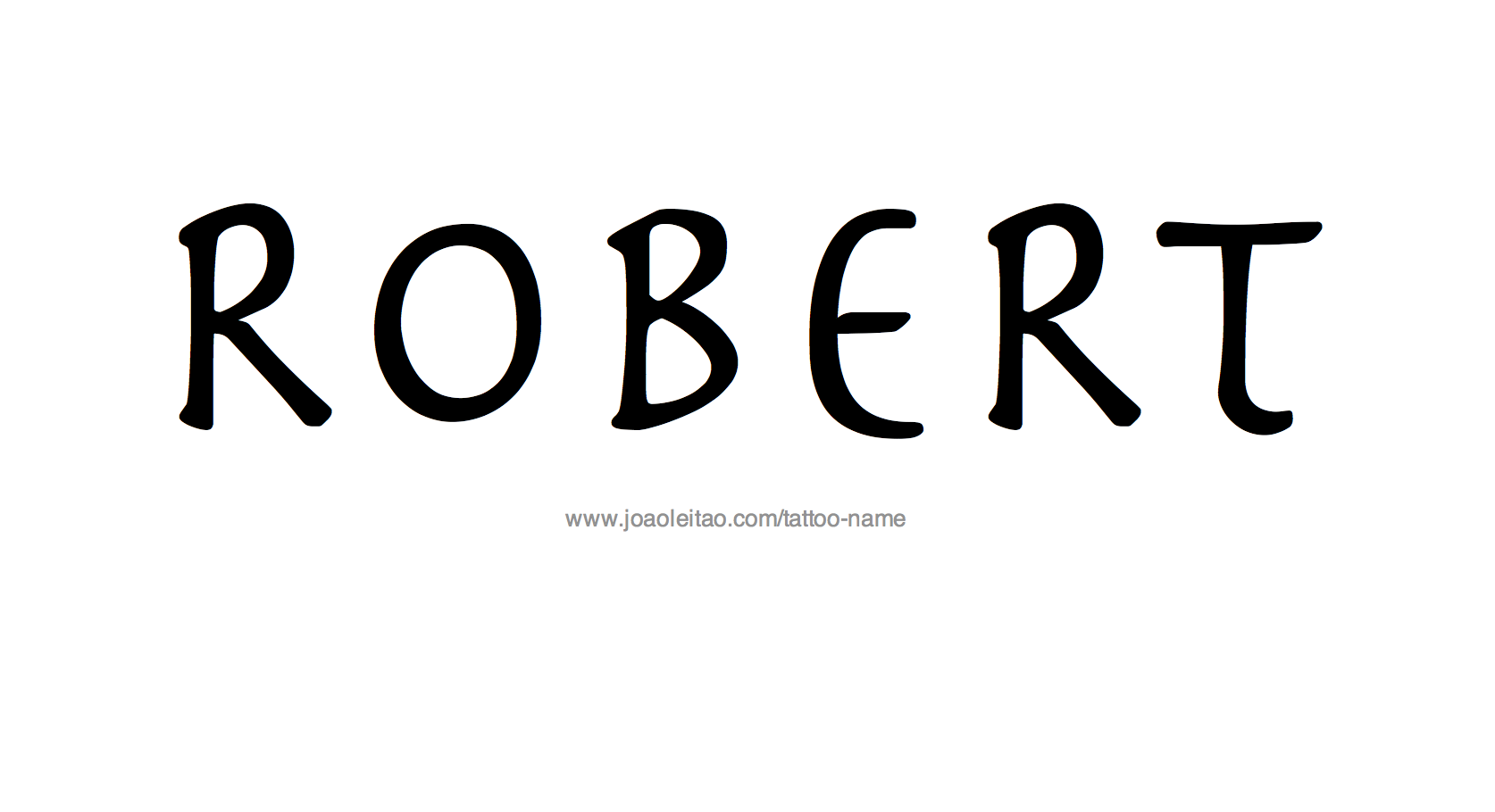 Robert Name Tattoo Designs