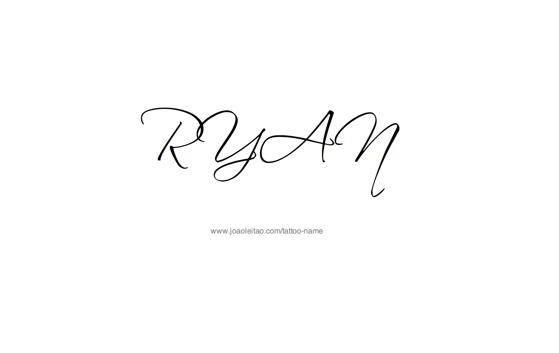 Ryan Name Tattoo Designs