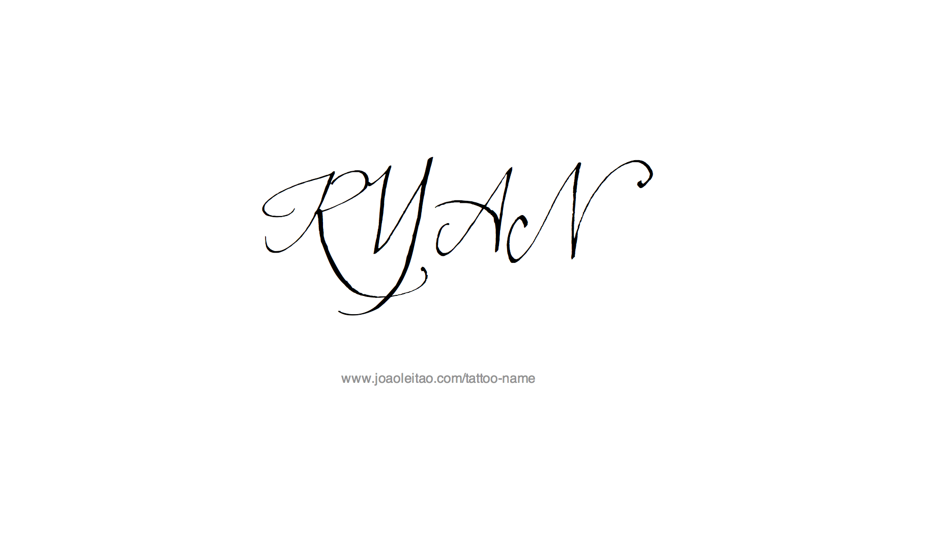 Ryan Name Tattoo Designs