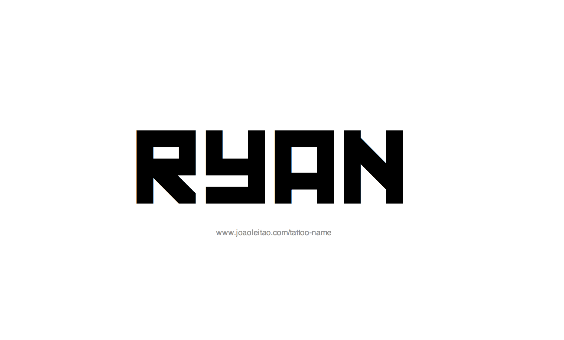 Ryan Name Tattoo Designs