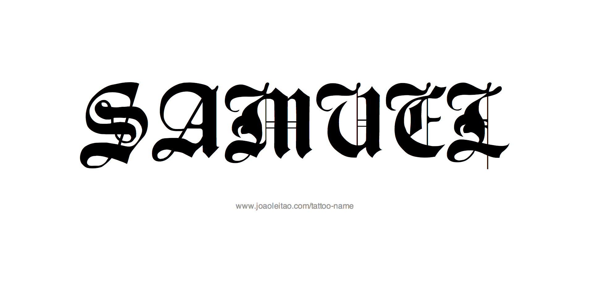 Samuel Name Tattoo Designs