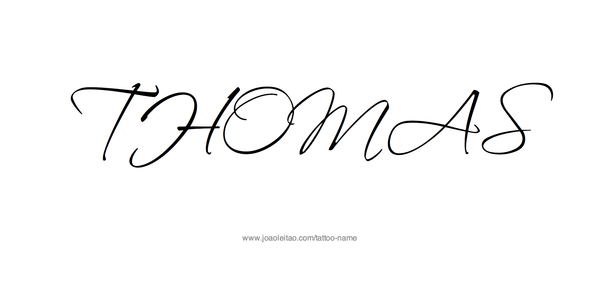Thomas Name Tattoo Designs