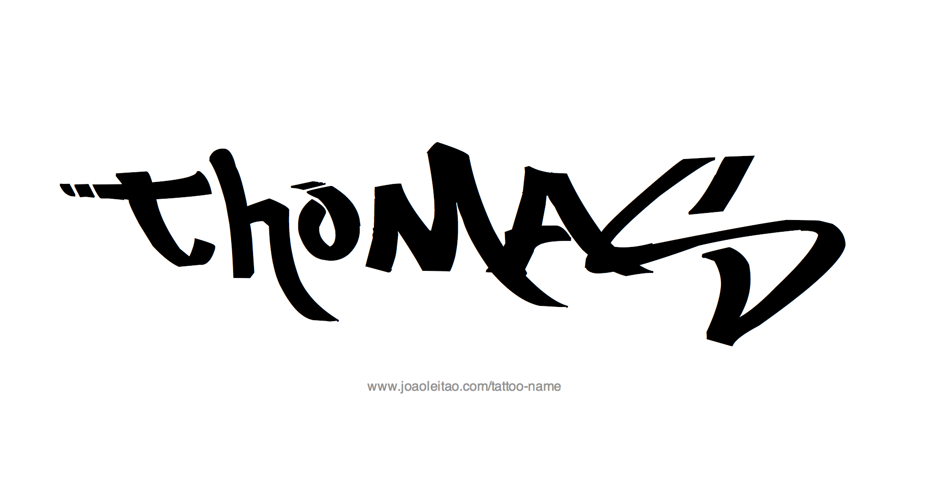 Thomas Name Tattoo Designs