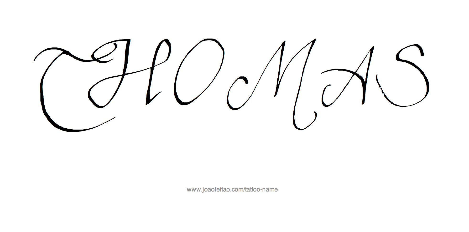 Thomas Name Tattoo Designs