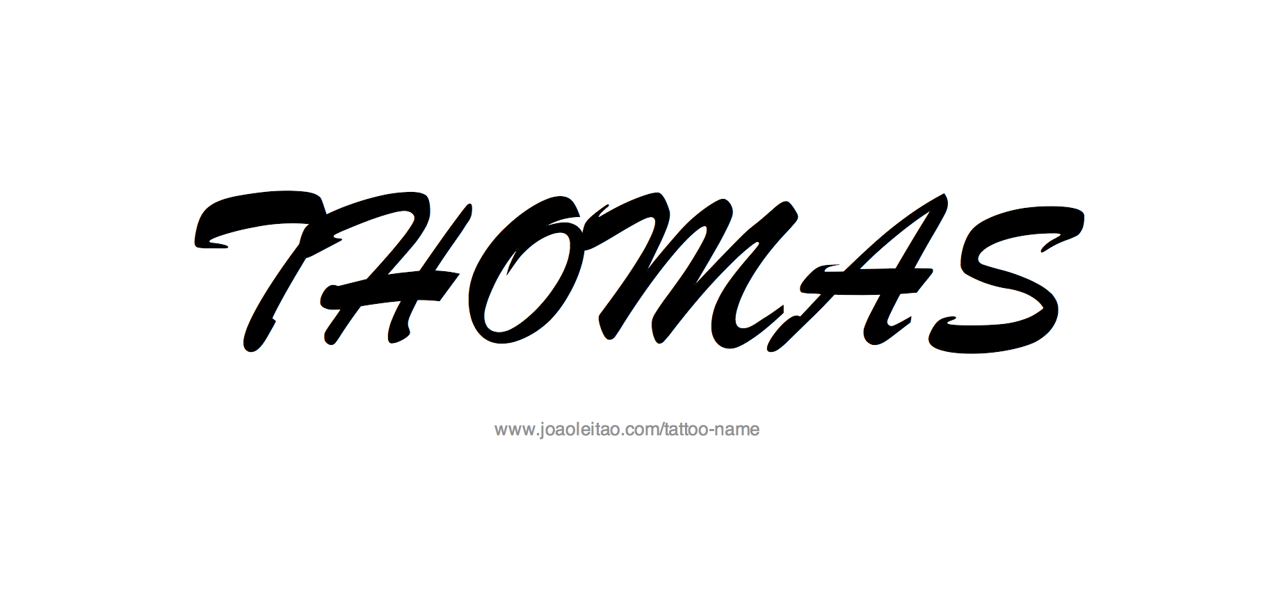 Thomas Name Tattoo Designs