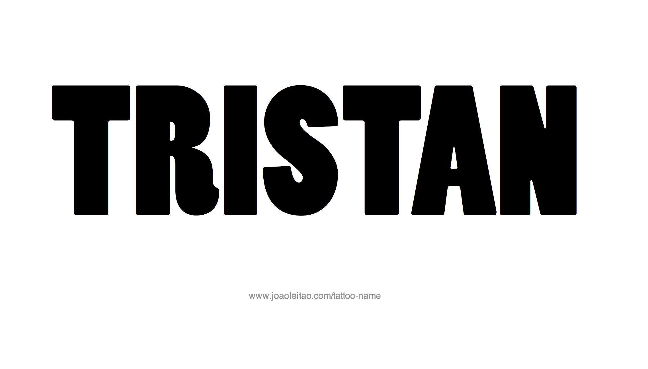 Tristan Name Tattoo Designs