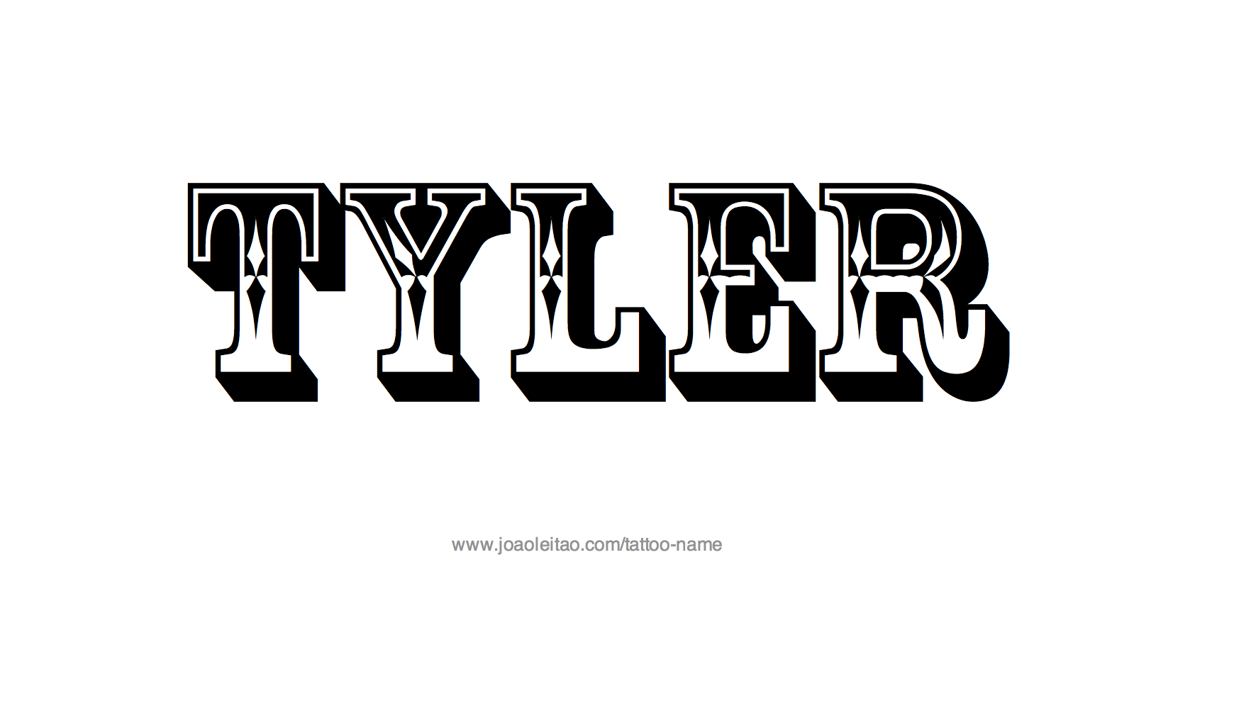 Tyler Name Tattoo Designs