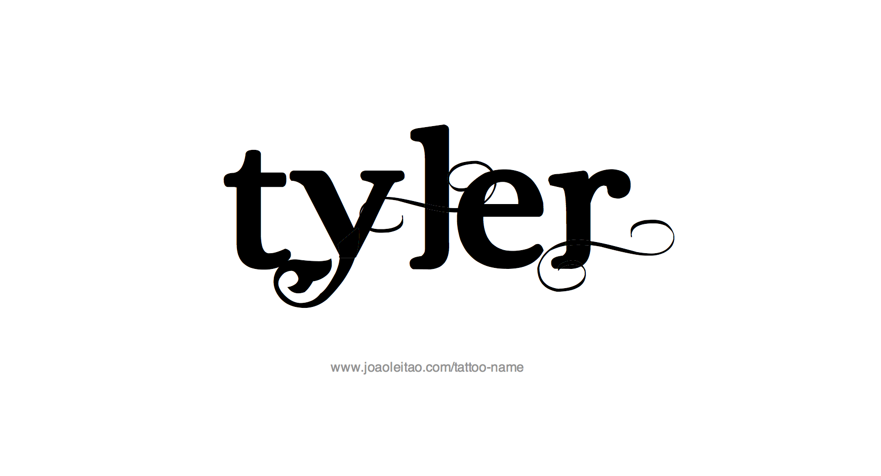 Tyler Name Tattoo Designs