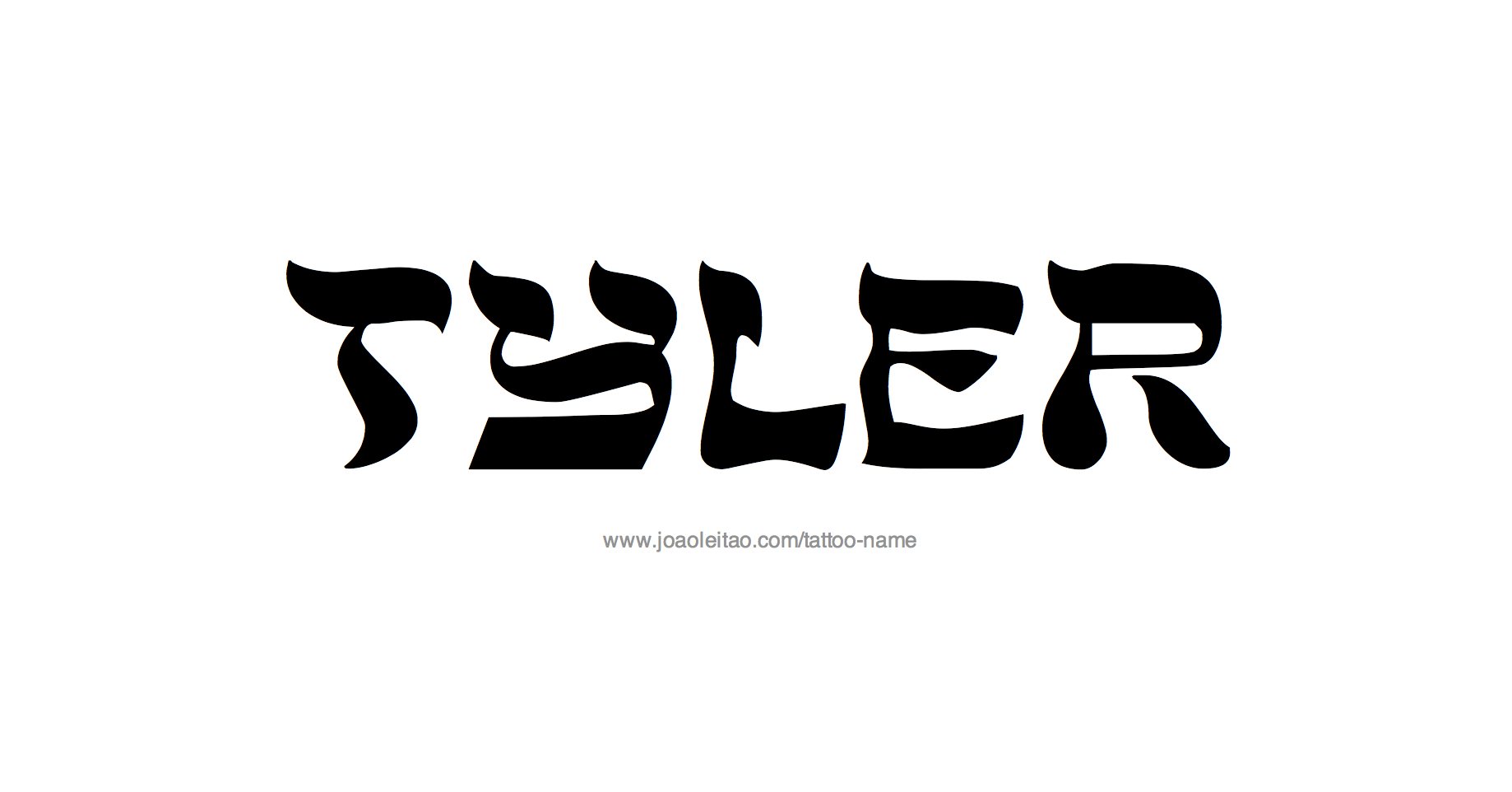 Tyler Name Tattoo Designs