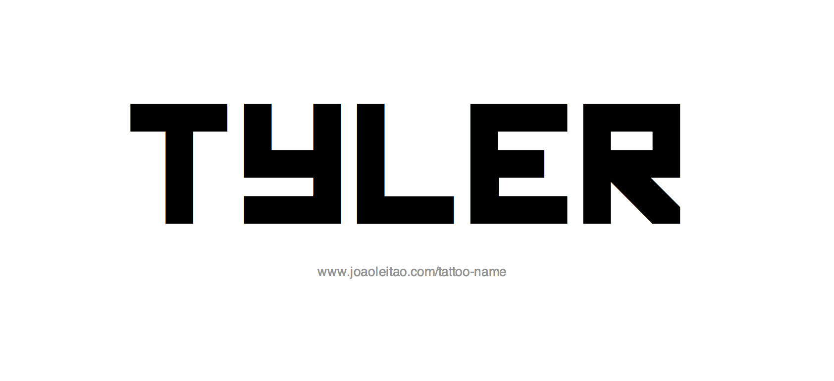 Tyler Name Tattoo Designs
