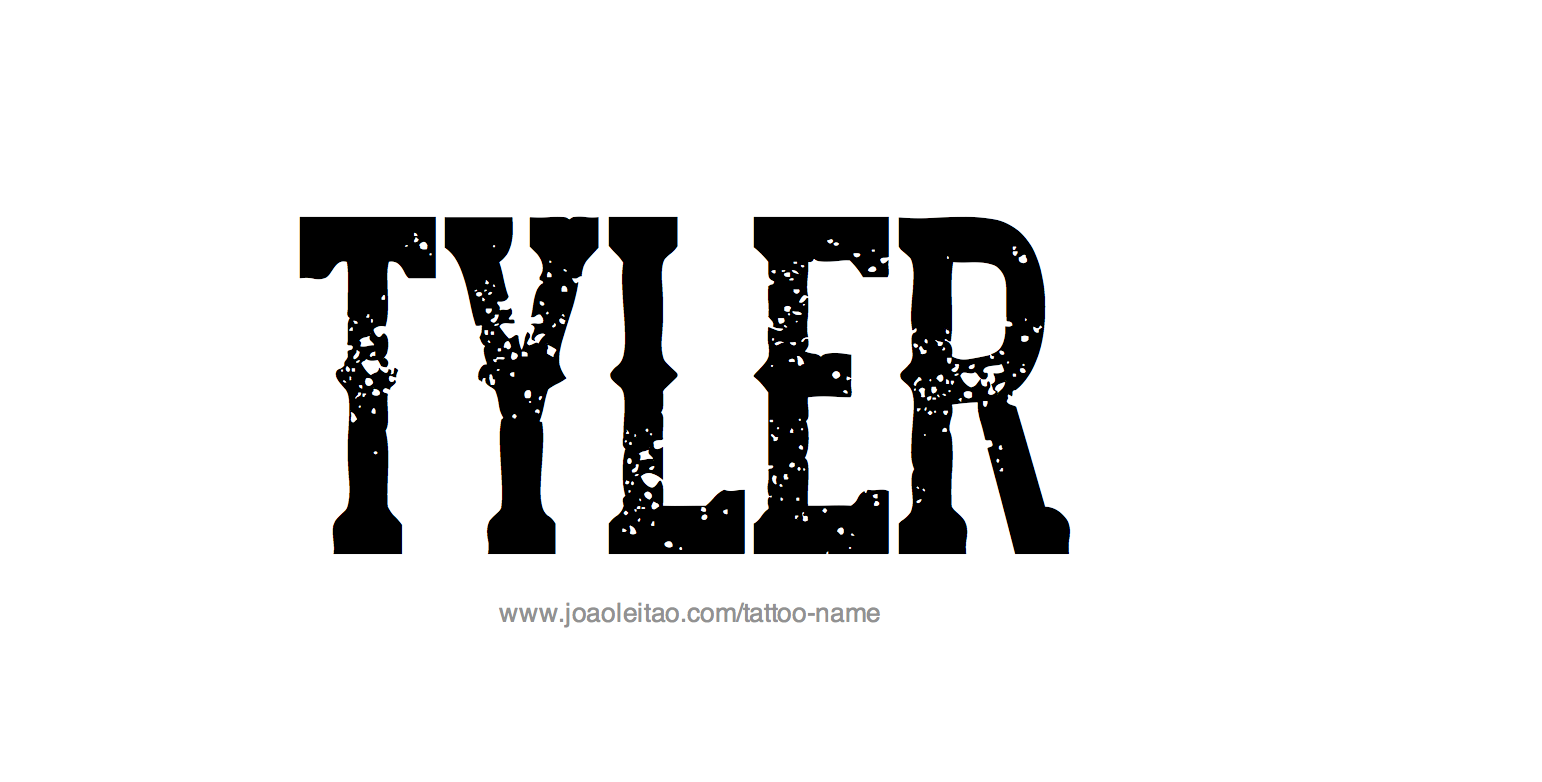 Tyler Name Tattoo Designs