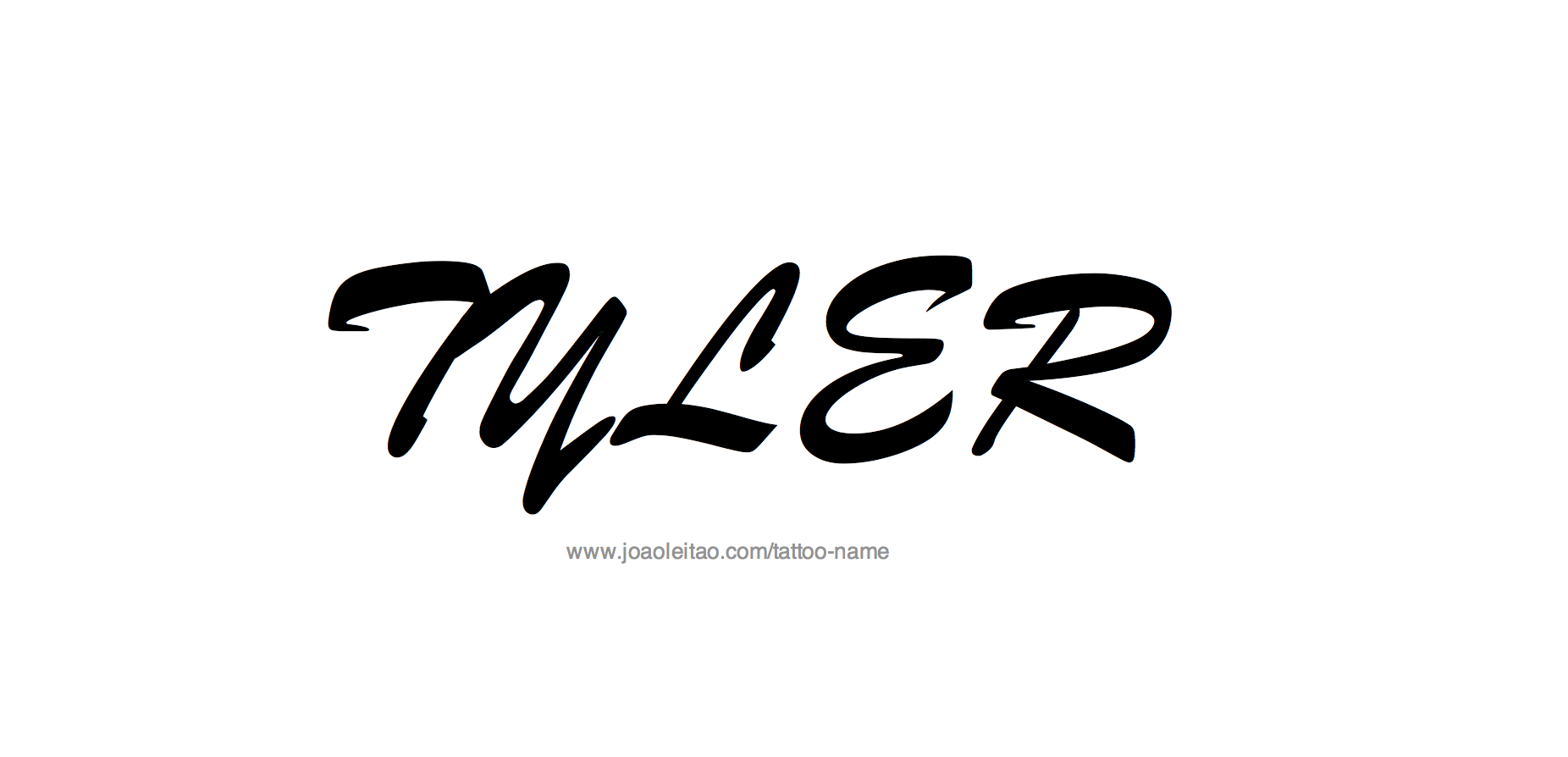 Tyler Name Tattoo Designs