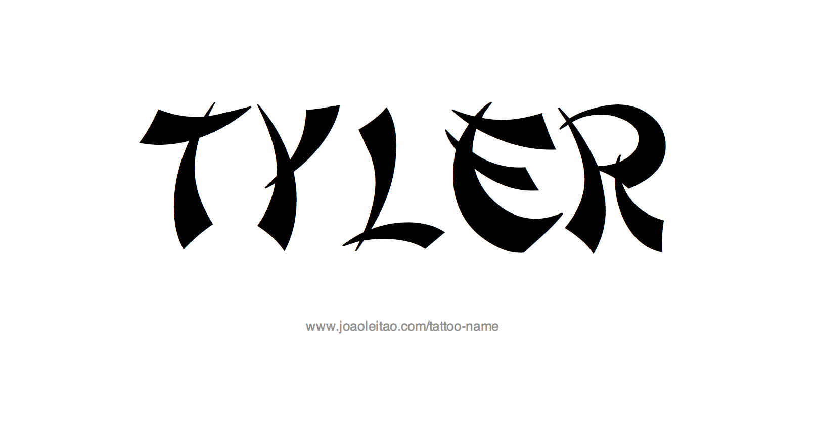 Tyler Name Tattoo Designs