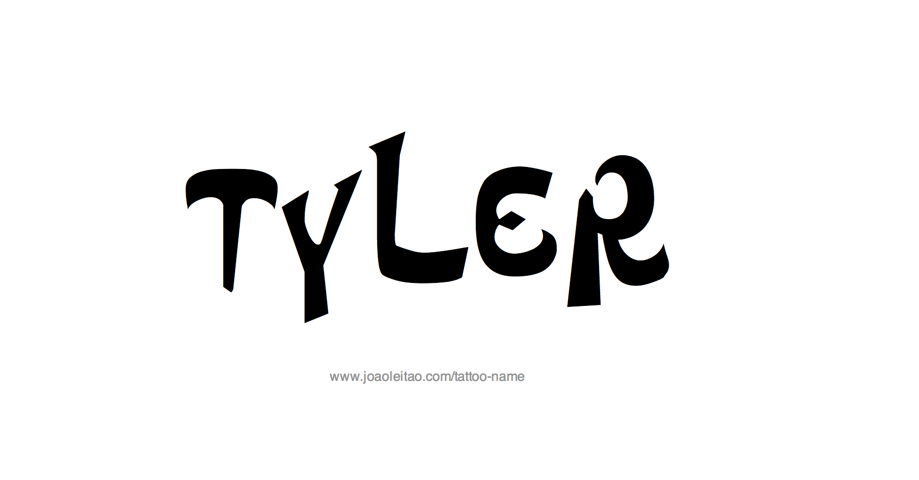 Tyler Name Tattoo Designs