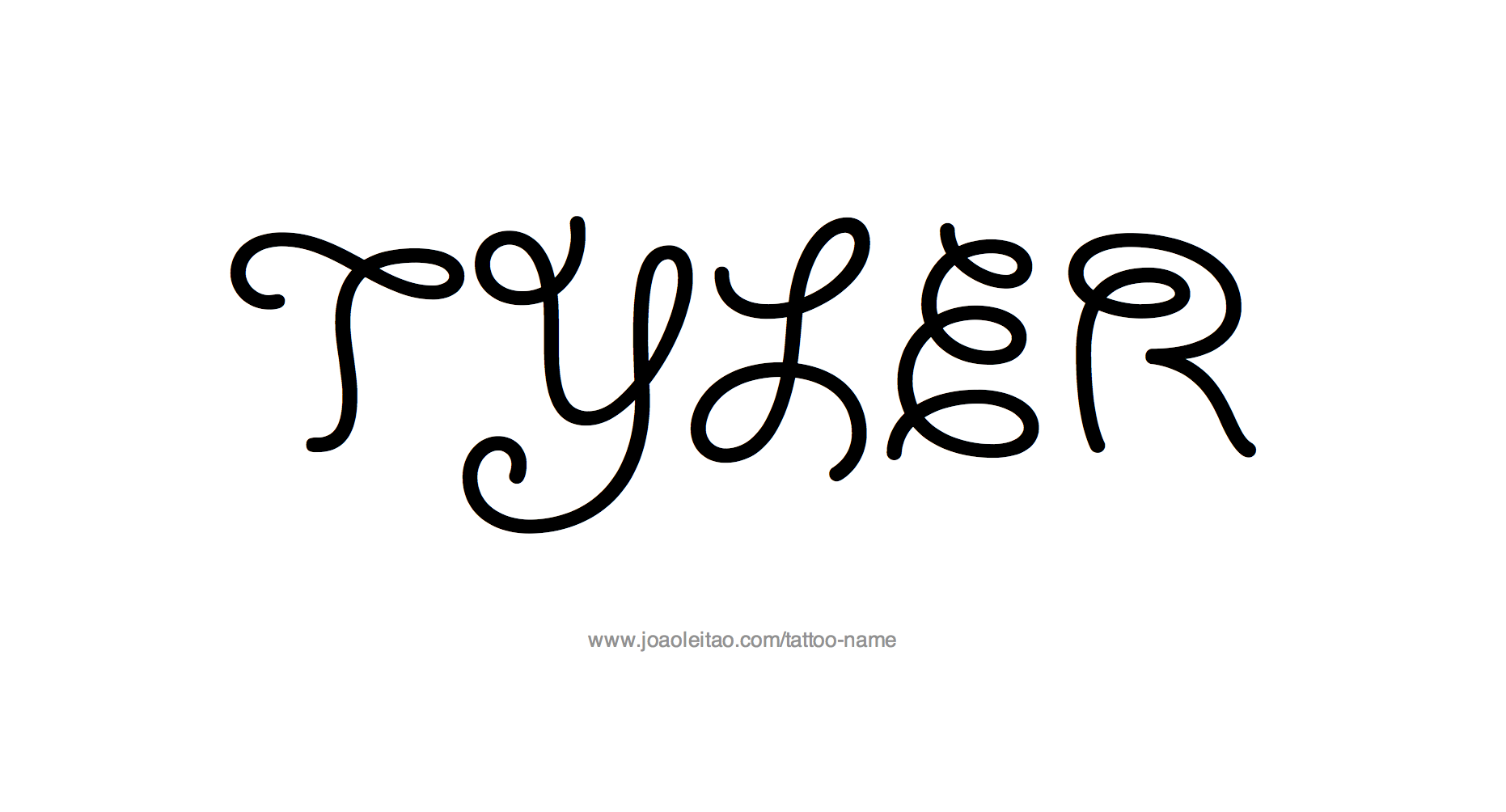 Tyler Name Tattoo Designs