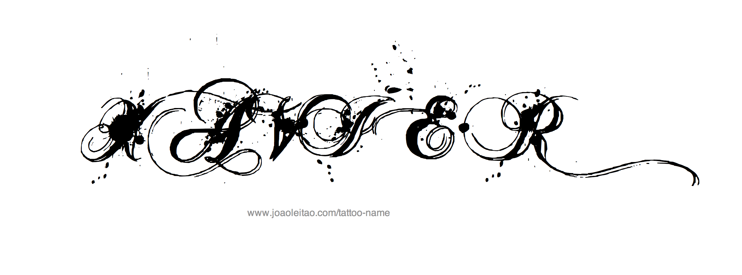 Xavier Name Tattoo Designs