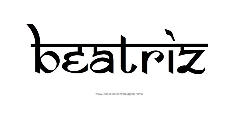 Desenhos de Tatuagem com o Nome Beatriz