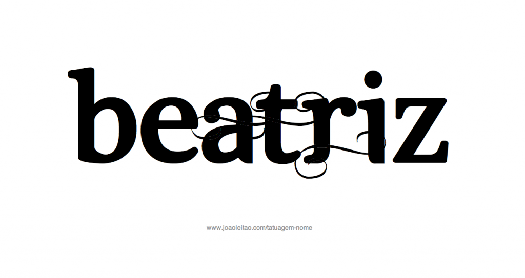 Desenhos de Tatuagem com o Nome Beatriz