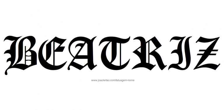 Desenhos de Tatuagem com o Nome Beatriz