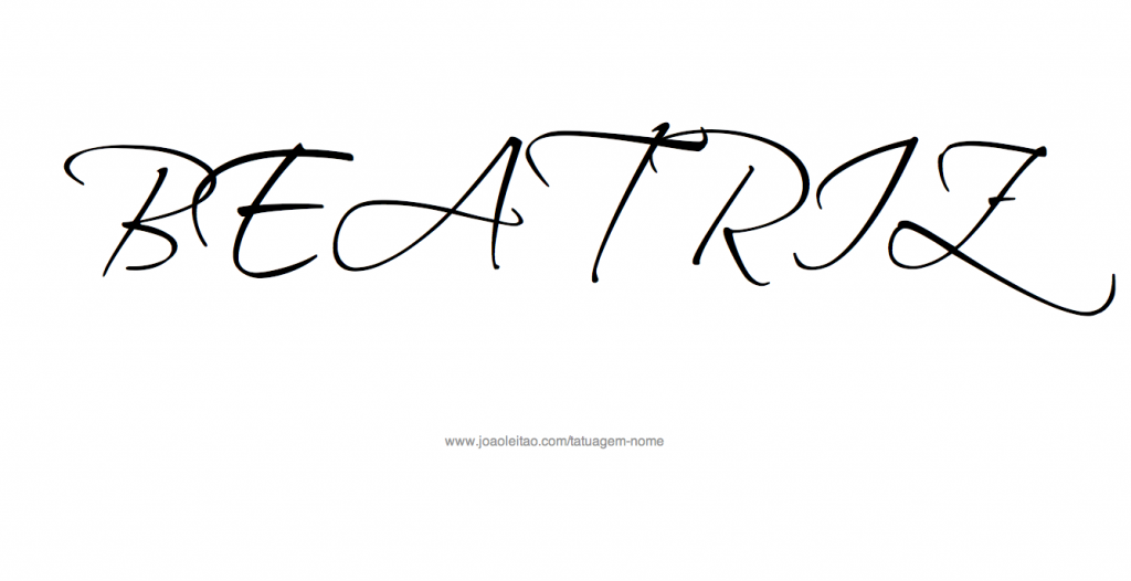 Desenhos de Tatuagem com o Nome Beatriz
