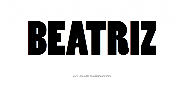 Desenhos de Tatuagem com o Nome Beatriz