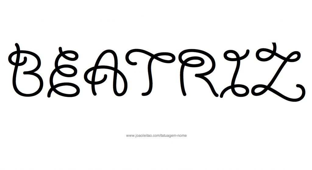 Desenhos de Tatuagem com o Nome Beatriz