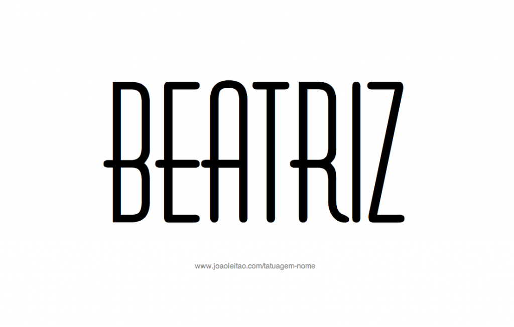 Desenhos de Tatuagem com o Nome Beatriz