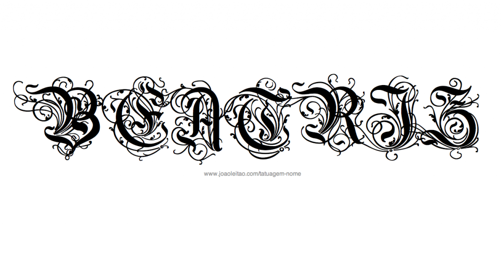 Desenhos de Tatuagem com o Nome Beatriz