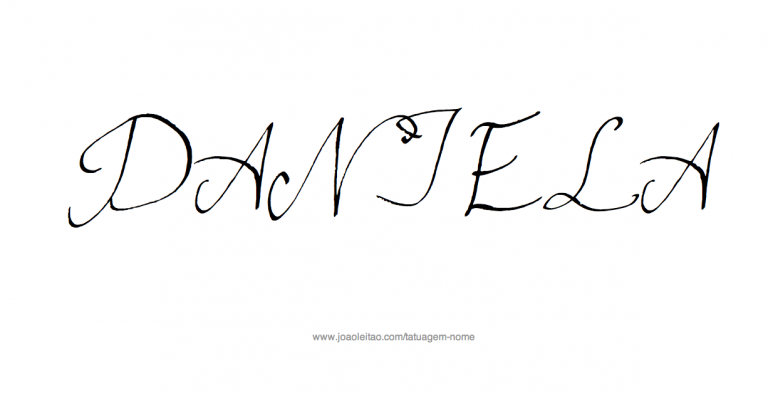 Desenhos de Tatuagem com o Nome Daniela