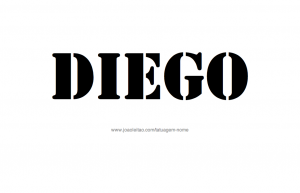 Desenhos de Tatuagem com o Nome Diego