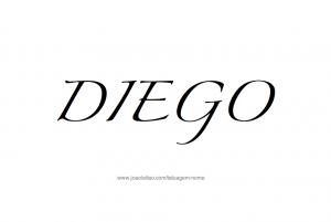 Desenhos de Tatuagem com o Nome Diego