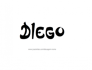 Desenhos de Tatuagem com o Nome Diego