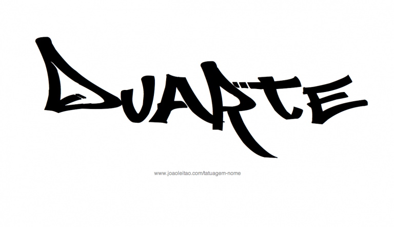 Desenhos de Tatuagem com o Nome Duarte