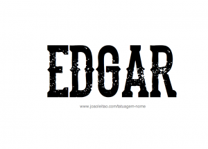 Desenhos de Tatuagem com o Nome Edgar