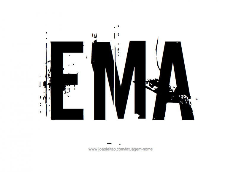 Desenhos de Tatuagem com o Nome Ema
