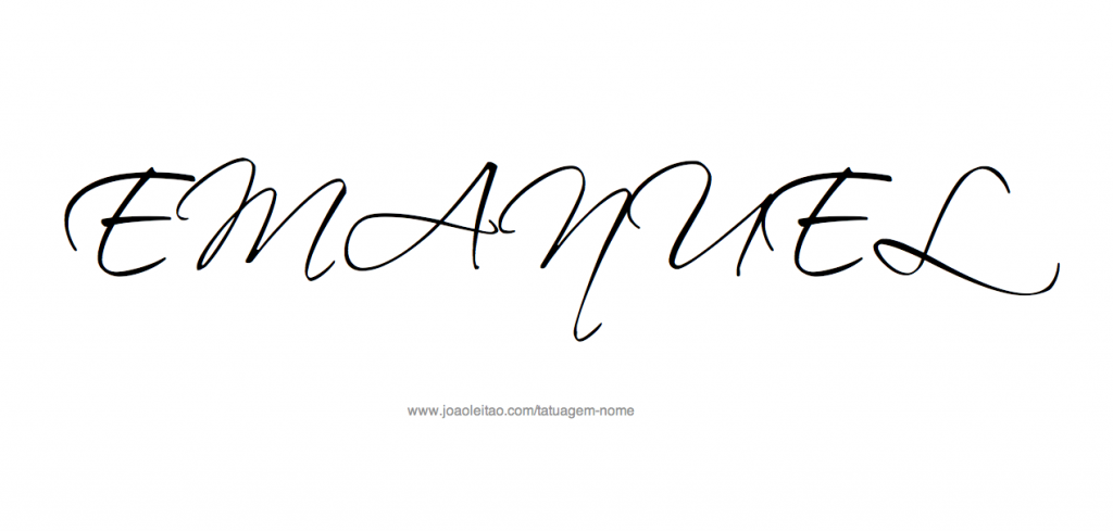 Desenhos de Tatuagem com o Nome Emanuel