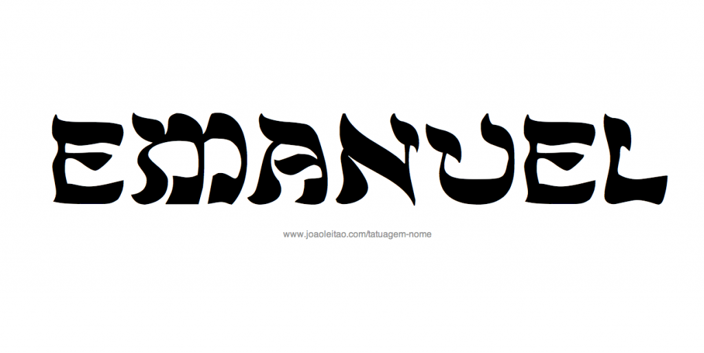 Desenhos de Tatuagem com o Nome Emanuel