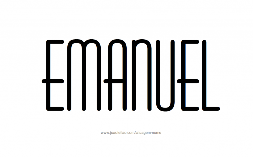 Desenhos de Tatuagem com o Nome Emanuel