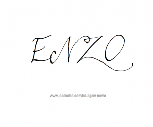 Desenhos de Tatuagem com o Nome Enzo