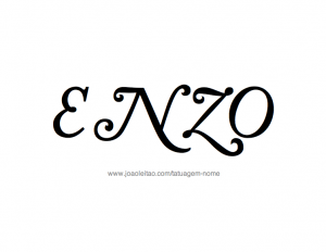 Desenhos de Tatuagem com o Nome Enzo