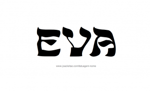 Desenhos de Tatuagem com o Nome Eva