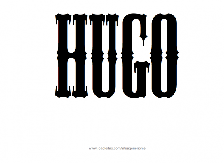 Desenhos de Tatuagem com o Nome Hugo