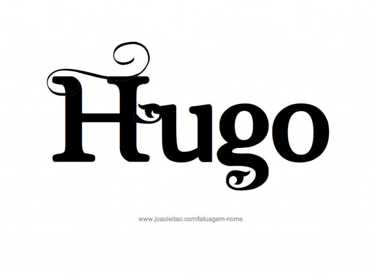 Desenhos de Tatuagem com o Nome Hugo