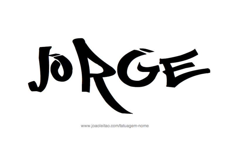 Desenhos de Tatuagem com o Nome Jorge