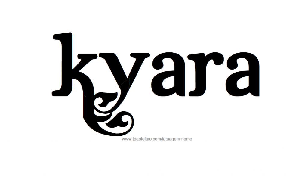 Desenhos de Tatuagem com o Nome Kyara