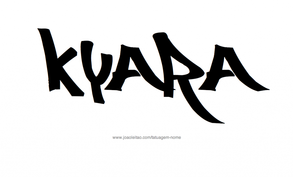 Desenhos de Tatuagem com o Nome Kyara