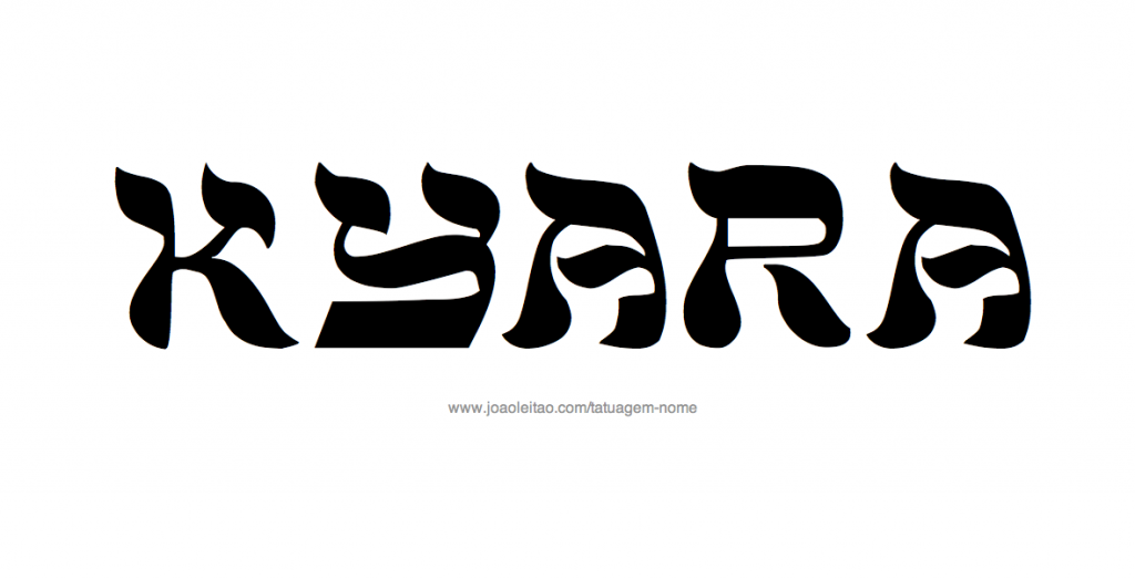 Desenhos de Tatuagem com o Nome Kyara