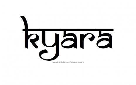 Desenhos de Tatuagem com o Nome Kyara